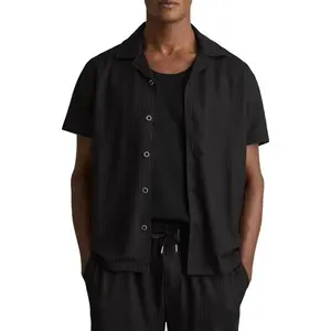 REISS Warwick Texture Camp Shirt
