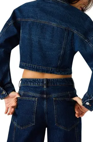 Steve Madden Brixton Crop Denim Jacket