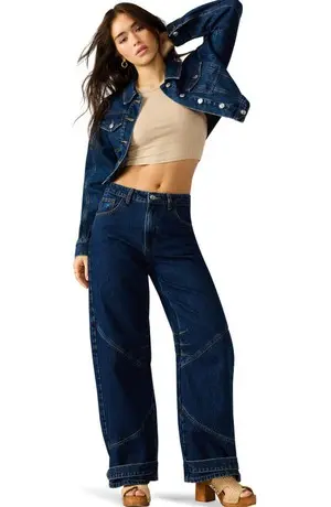 Steve Madden Brixton Crop Denim Jacket