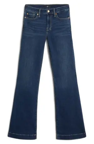 7 For All Mankind Dojo Mid-rise Flare Jeans - Authentic Fate