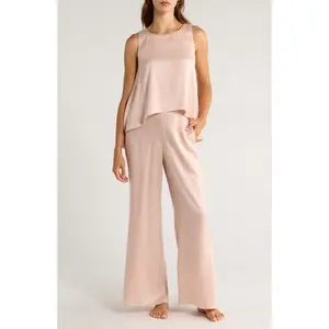 Lunya Washable Silk Pajamas - Soft Pink