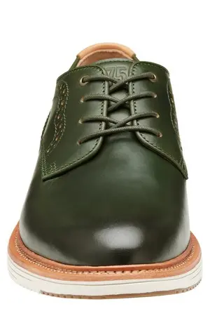 Johnston & Murphy Upton 175th Plain Toe Derby - Olive Oiled Full Grain