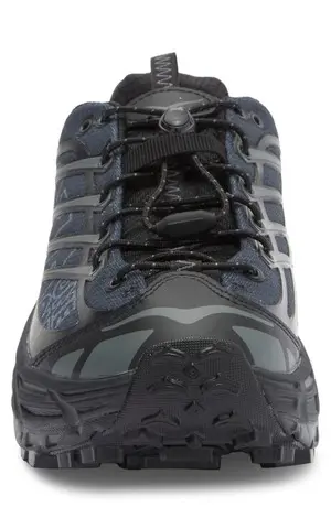 HOKA Mafate Three2 Wordmark Sneaker - Black/outer Orbit
