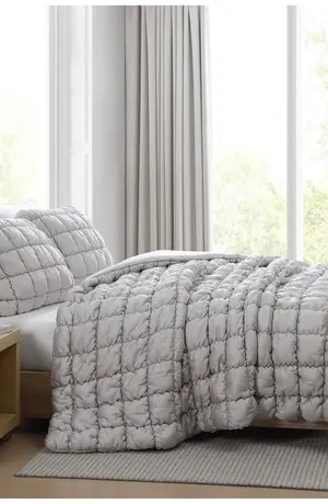 SUNDAY CITIZEN Silky Puff Squares Comforter