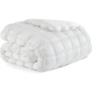 SUNDAY CITIZEN Silky Puff Squares Comforter - White