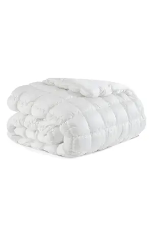 SUNDAY CITIZEN Silky Puff Squares Comforter - White
