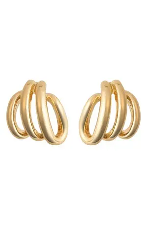 PANACEA Open Bar Hoop Earrings