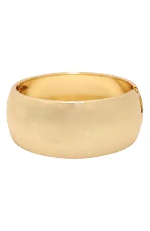 PANACEA Hinged Bangle - Gold