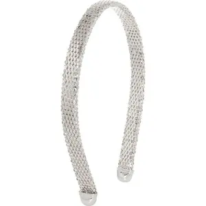 Tasha Metal Headband Silver