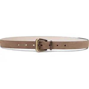 Brunello Cucinelli Suede Belt - Light Brown