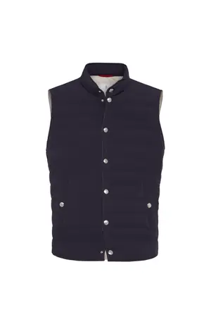 Brunello Cucinelli Quilted Vests For Men