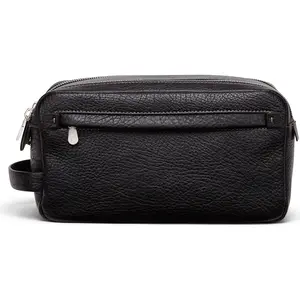 Brunello Cucinelli Beauty Case With Double Zipper - Black