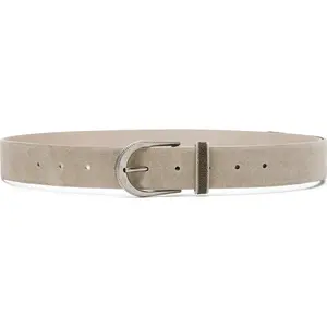 Brunello Cucinelli Suede Belt - Beige
