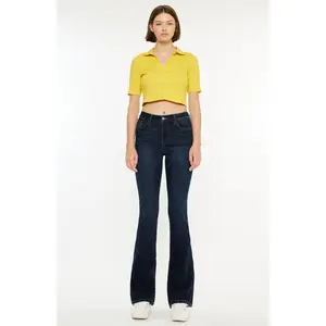 KANCAN High Rise Bootcut Jeans