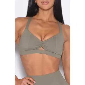 BOMBSHELL SPORTSWEAR Sweetheart Sports Bra - Stone