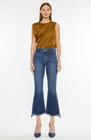 Kancan Kick Flare Jeans For Women