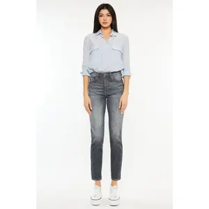 KANCAN Taryn High-rise Cigarette Leg Jeans