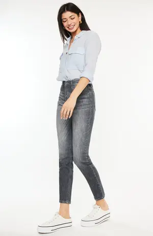 KANCAN Taryn High-rise Cigarette Leg Jeans