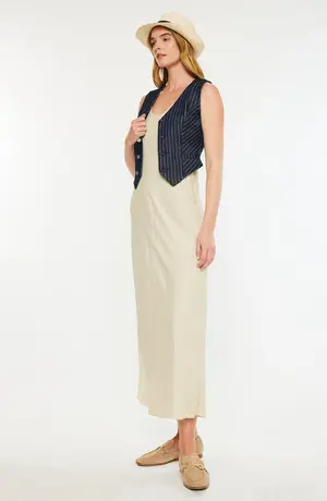 KANCAN Shelley Stripe Tailored Vest