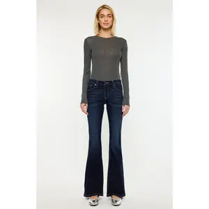 KANCAN Mid-rise Flare Jeans