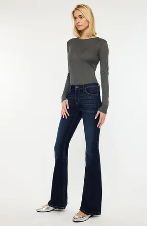 KANCAN Mid-rise Flare Jeans