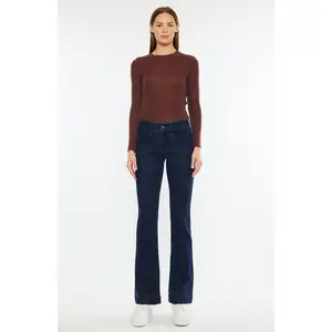 KANCAN Mid-rise Bootcut Jeans
