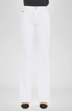 KANCAN High-rise Bootcut Jeans - White