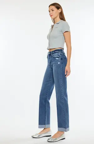 KANCAN Trinity Essentials High Rise True Straight Jeans