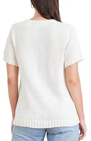 PANEROS CLOTHING Simone Cotton Sweater Tee