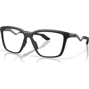 Oakley 55mm Square Full Rim Eyeglasses - Black
