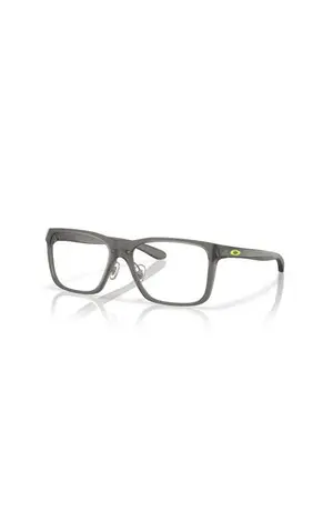 Oakley 51mm Rectangle Full Rim Eyeglasses - Grey