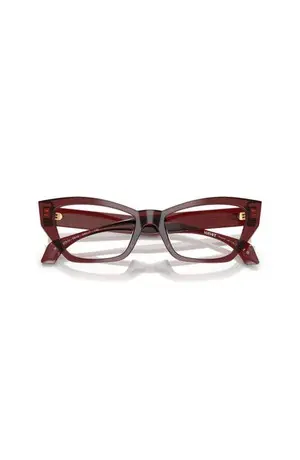 Versace Cat Eye Optical Glasses - Red