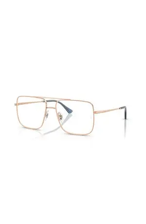 Ray-ban 56mm Square Eyeglasses - Pink