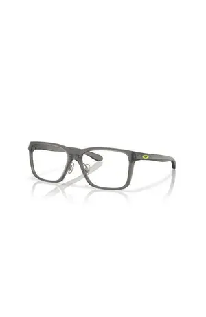 Oakley 49mm Rectangle Full Rim Eyeglasses - Grey