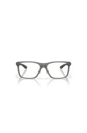 Oakley 49mm Rectangle Full Rim Eyeglasses - Grey