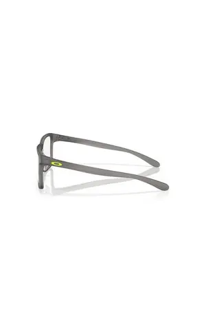 Oakley 49mm Rectangle Full Rim Eyeglasses - Grey
