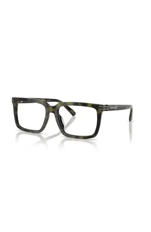 Michael Kors 55mm Square Full Rim Eyeglasses - Green