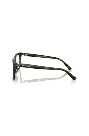 Michael Kors 55mm Square Full Rim Eyeglasses - Green