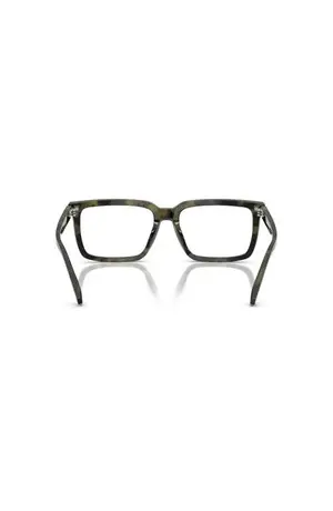 Michael Kors 55mm Square Full Rim Eyeglasses - Green