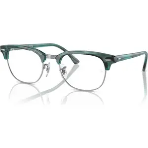 Ray-ban 51mm Square Optical Glasses - Teal