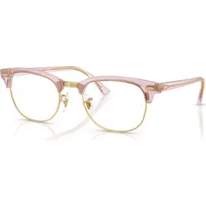 Ray-ban 51mm Square Optical Glasses - Violet