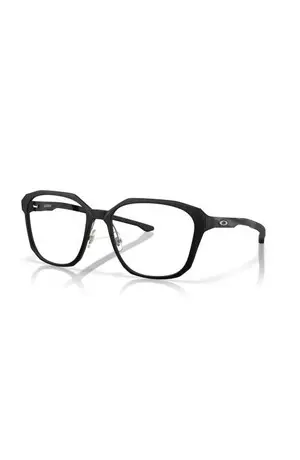 Oakley 57mm Square Full Rim Eyeglasses - Black