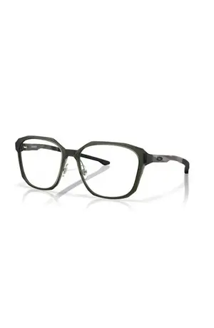 Oakley 57mm Square Full Rim Eyeglasses Green