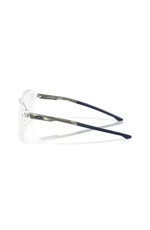Oakley 57mm Square Full Rim Eyeglasses - Transparent