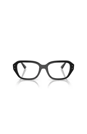 Ray-ban 53mm Square Full Rim Eyeglasses - Black