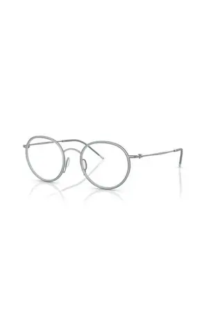 Giorgio Armani Round Frame Eyewear For Men