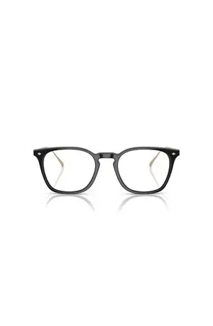 Giorgio Armani 49mm Rectangle Eyeglasses - Black