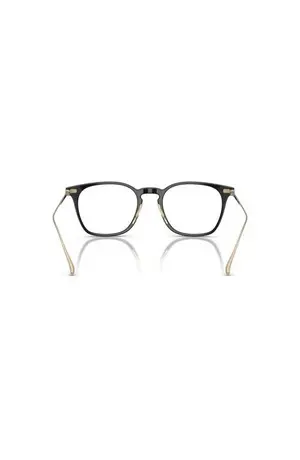 Giorgio Armani 49mm Rectangle Eyeglasses - Black