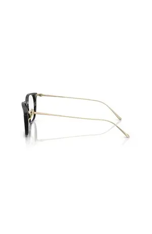 Giorgio Armani Pillow Shape Acetate Eyeglasses - Black