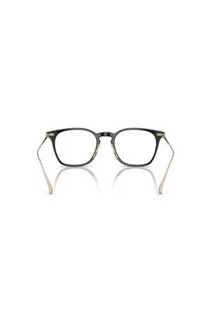 Giorgio Armani Pillow Shape Acetate Eyeglasses - Black
